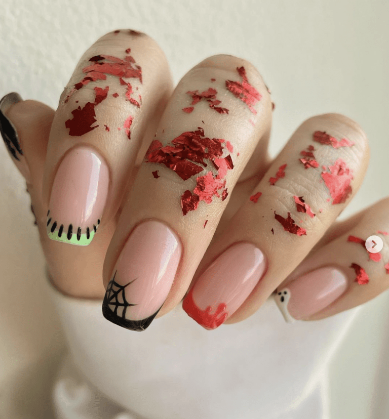30+ Spooky But Spectacular Nail Designs For Halloween - Haul of Fame